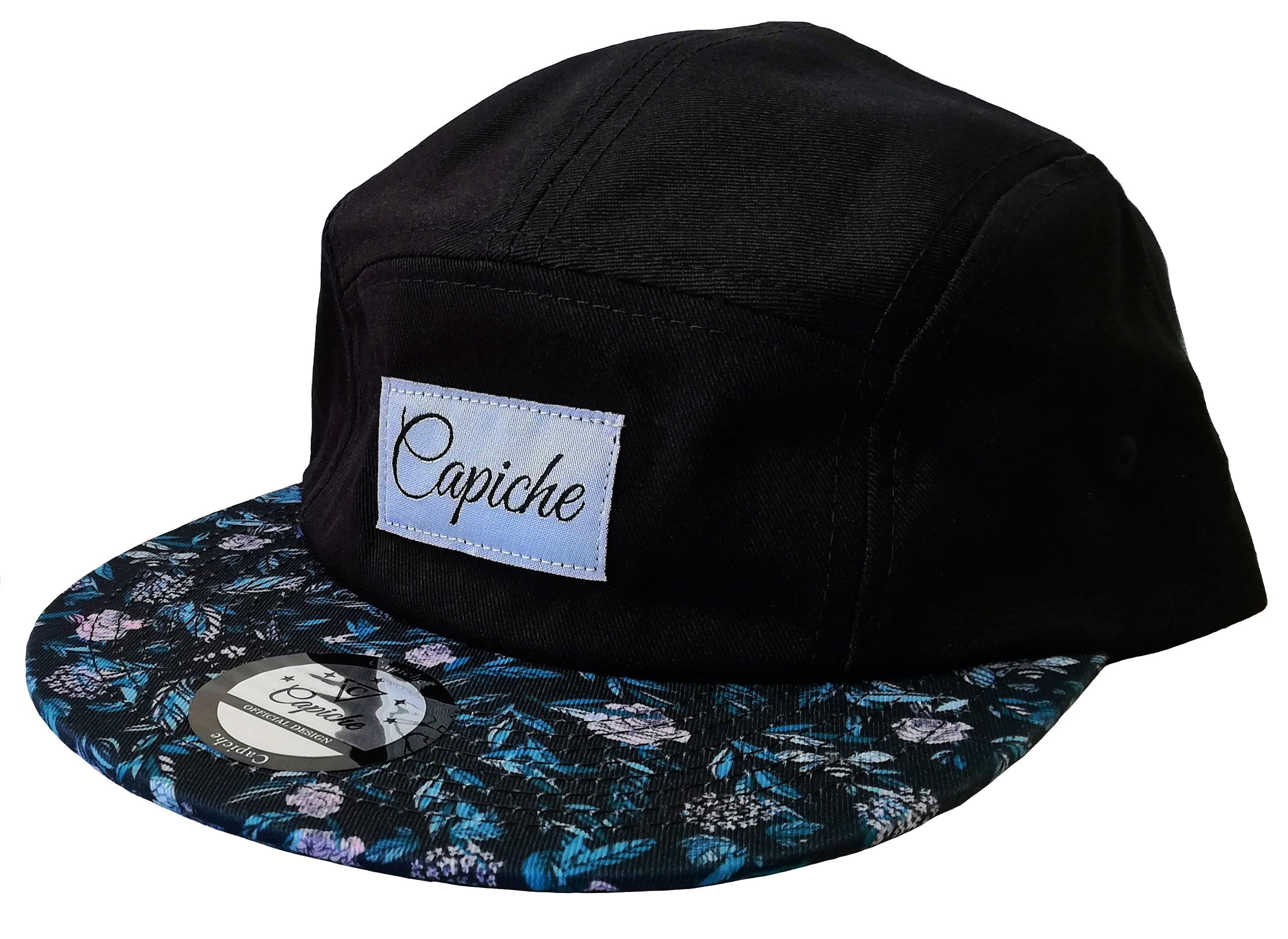 Black Bee 5-Panel Cap | CAPICHE CAPS