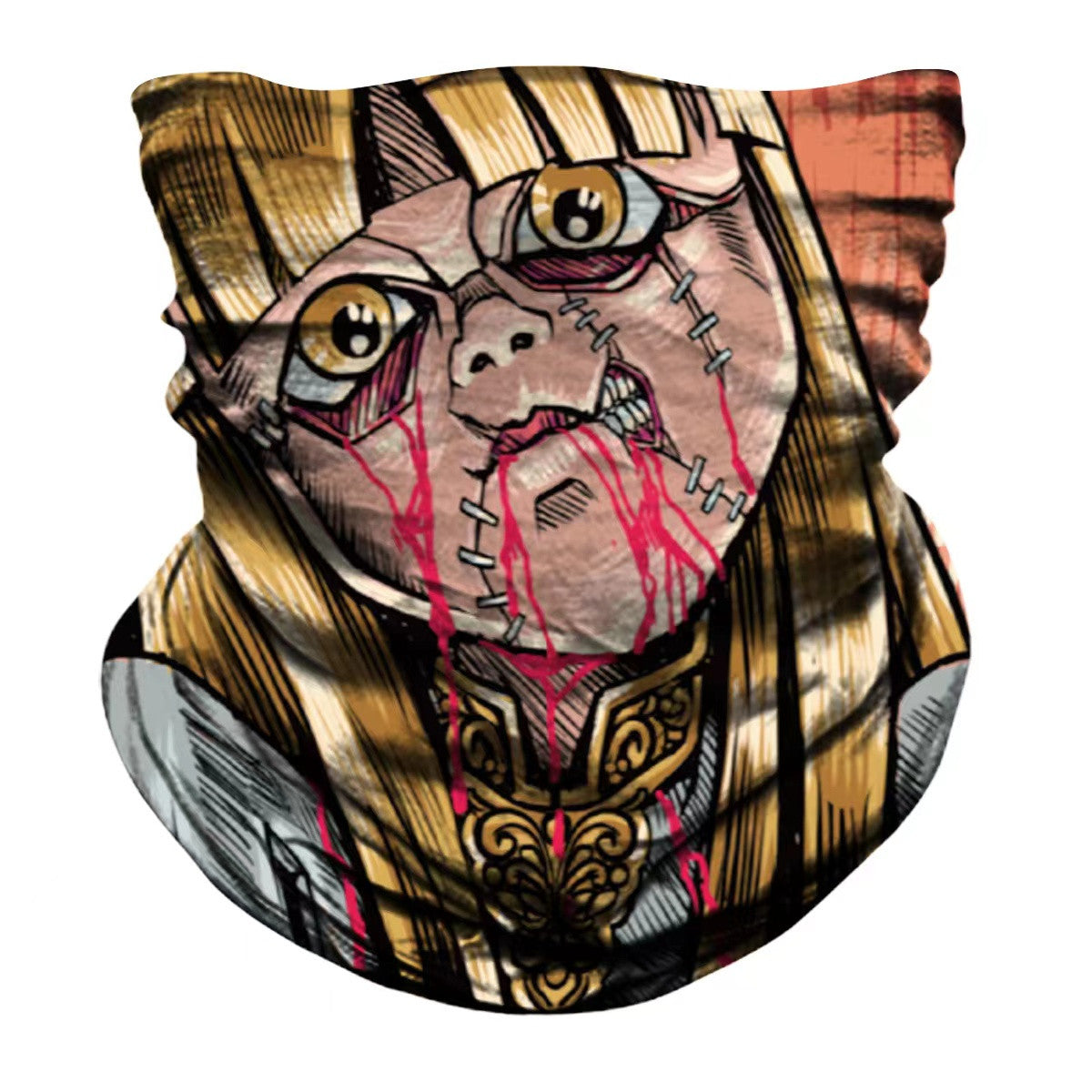 Cursed Dolls Biker Mask - Red | CAPICHE CAPS