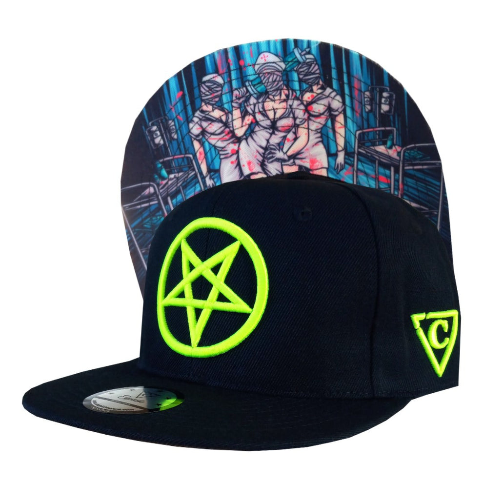 Cursed Nurse Snapback - Black | CAPICHE CAPS