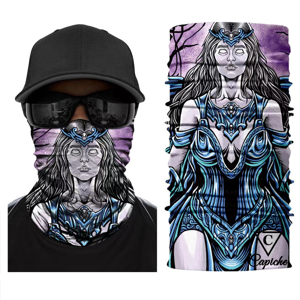 Nyx Biker Mask - Blue/Purple | CAPICHE CAPS