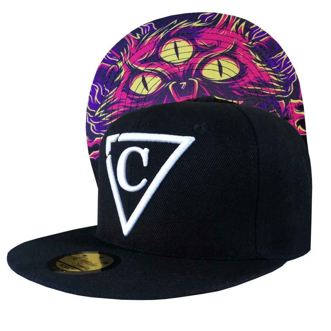 CAPICHE: Purple Monster Cat | Snapbacks and Curved baseball caps ...