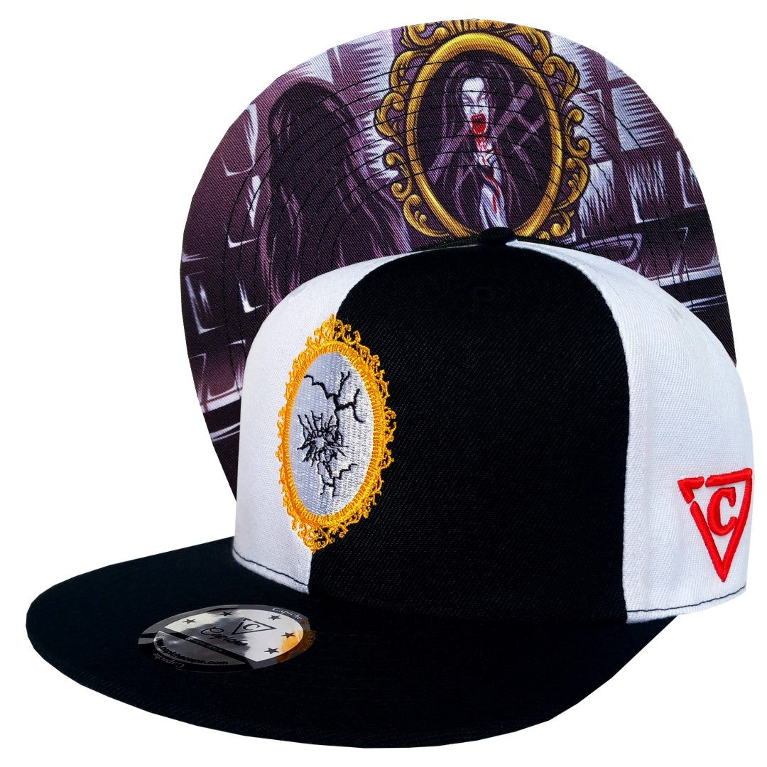 Bloody Mary Snapback - 50/50 Black/White | CAPICHE CAPS